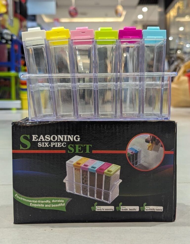 Kitchen Spice Shaker Set (6 Pcs) – Easy-to-Use Seasoning Jars – Attari ...